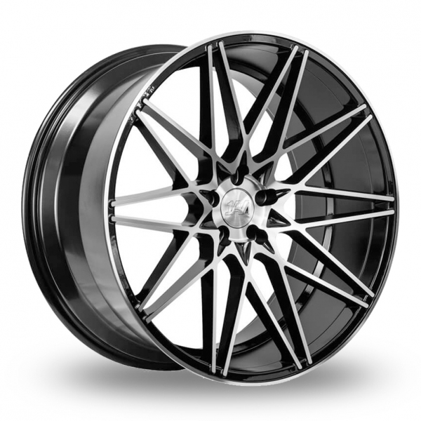 1AV ZX4 Black Polished 20" Alloy Wheels - Wheelbase