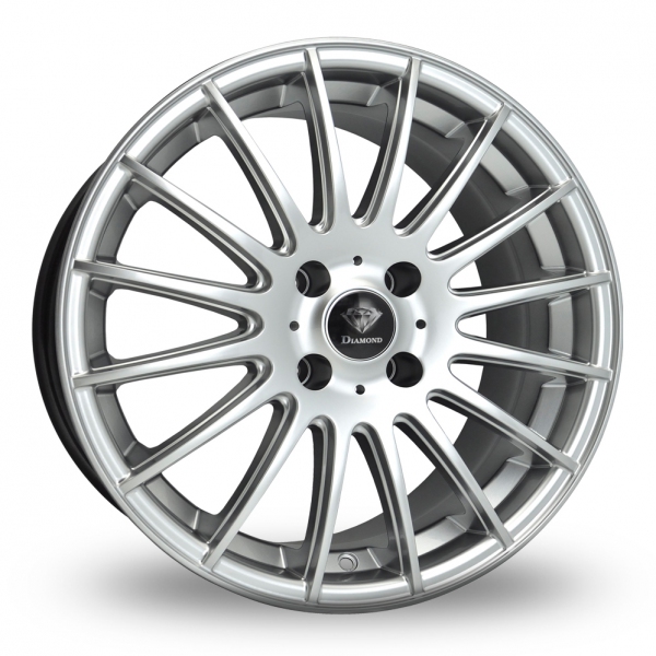 Diamond Fin Hyper Silver 15" Alloy Wheels - Wheelbase