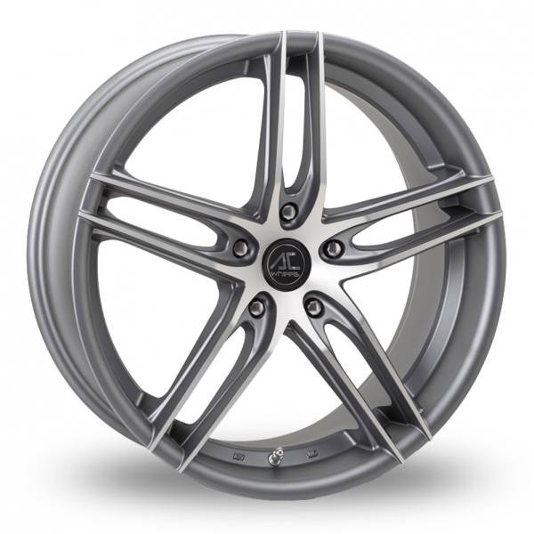 AC Wheels Shot Grey Polished 17" Alloy Wheels - Wheelbase