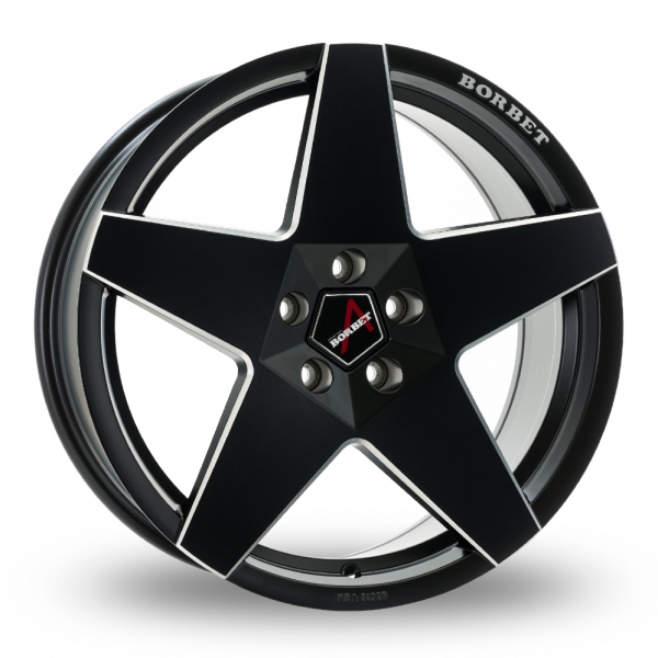 Borbet A Neu Matt Black 19" Alloy Wheels - Wheelbase