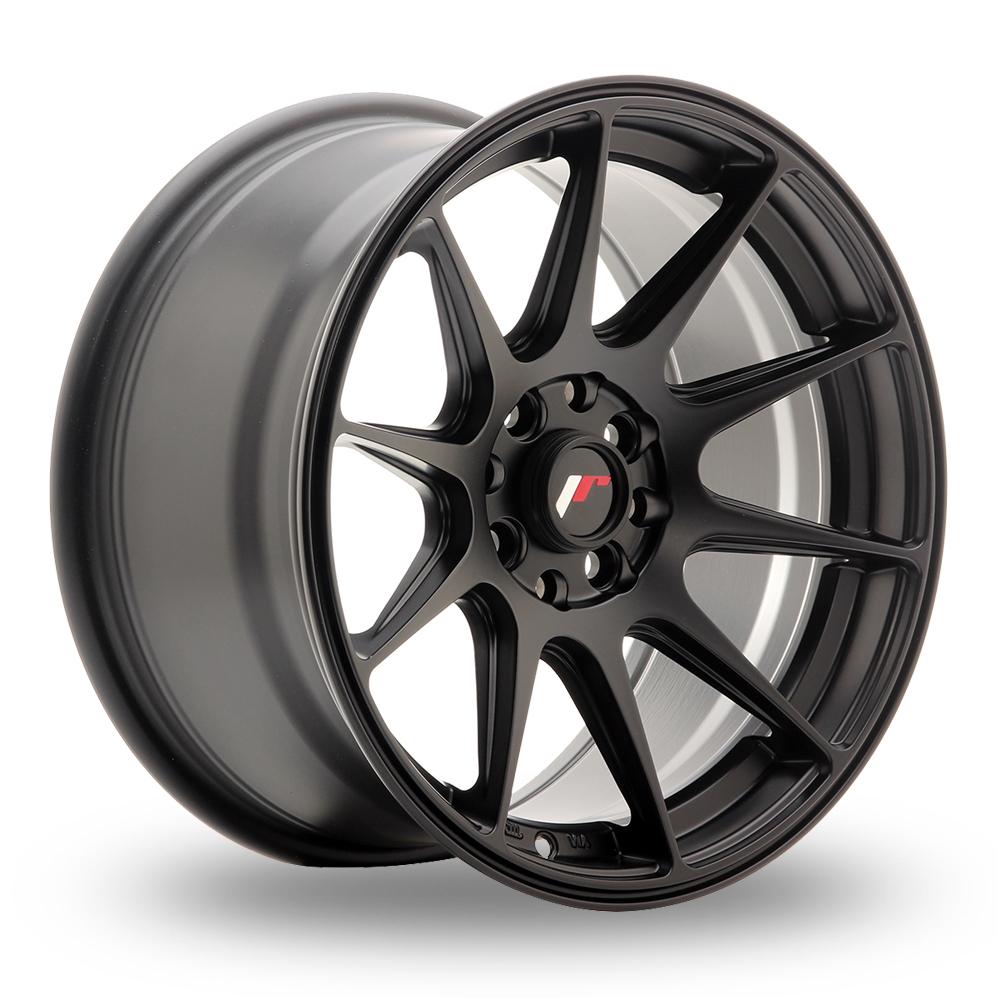 Japan Racing JR11 (8x16) (Special Offer) Matt Black 16" Alloy Wheels ...