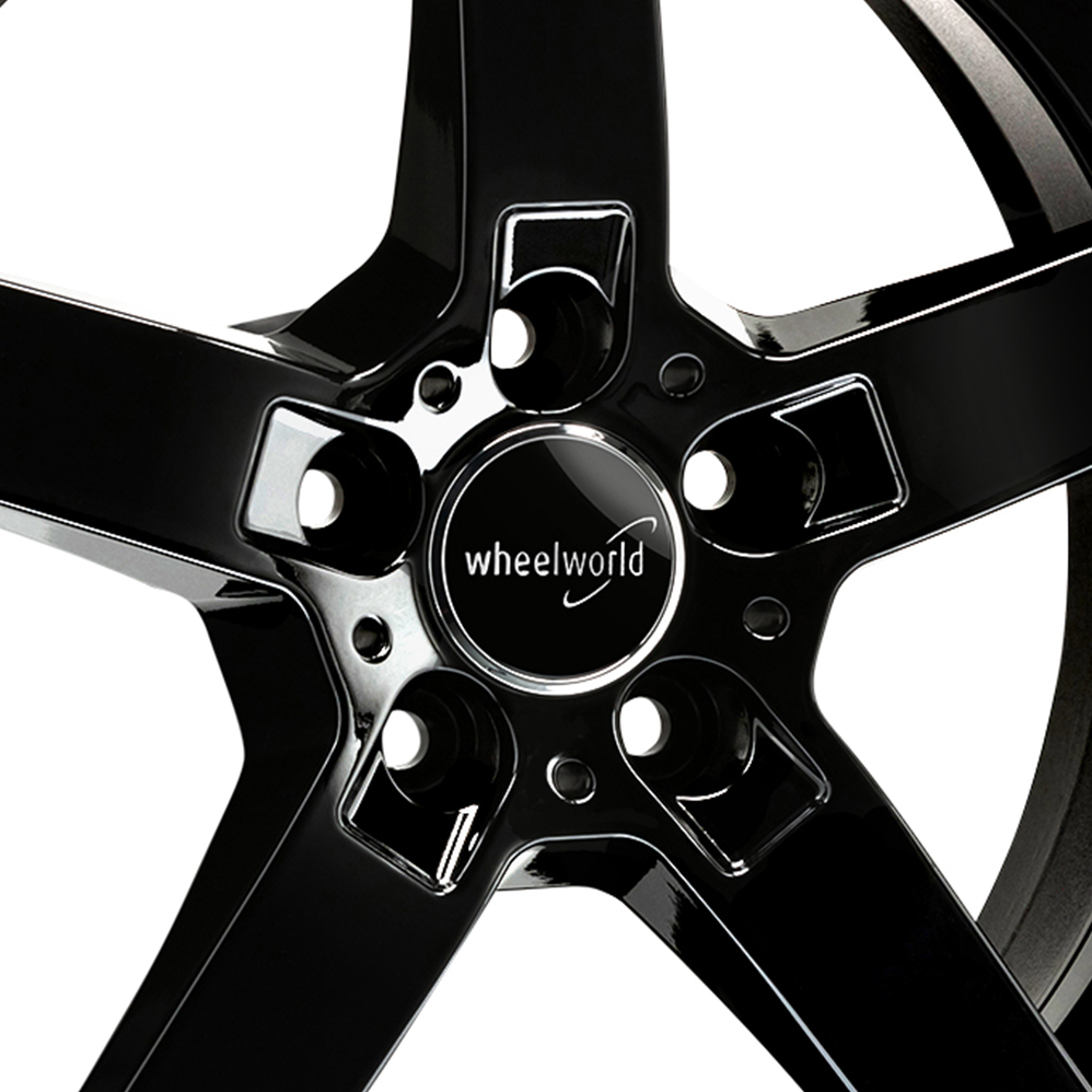 Wheelworld WH31 Gloss Black 18" Alloy Wheels - Wheelbase