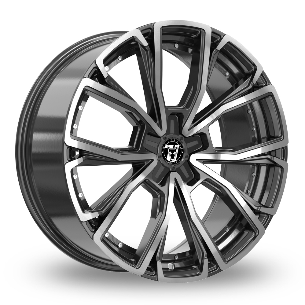Wolfrace Matrix Custom Gloss Black Polished 20" Alloy Wheels - Wheelbase
