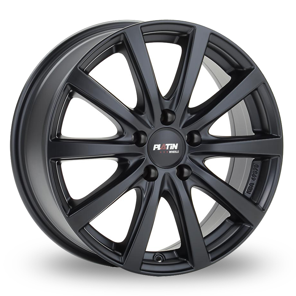 Buy 18" Platin P 69 (Extra Discount) Matt Black Alloy Wheels - Wheelbase