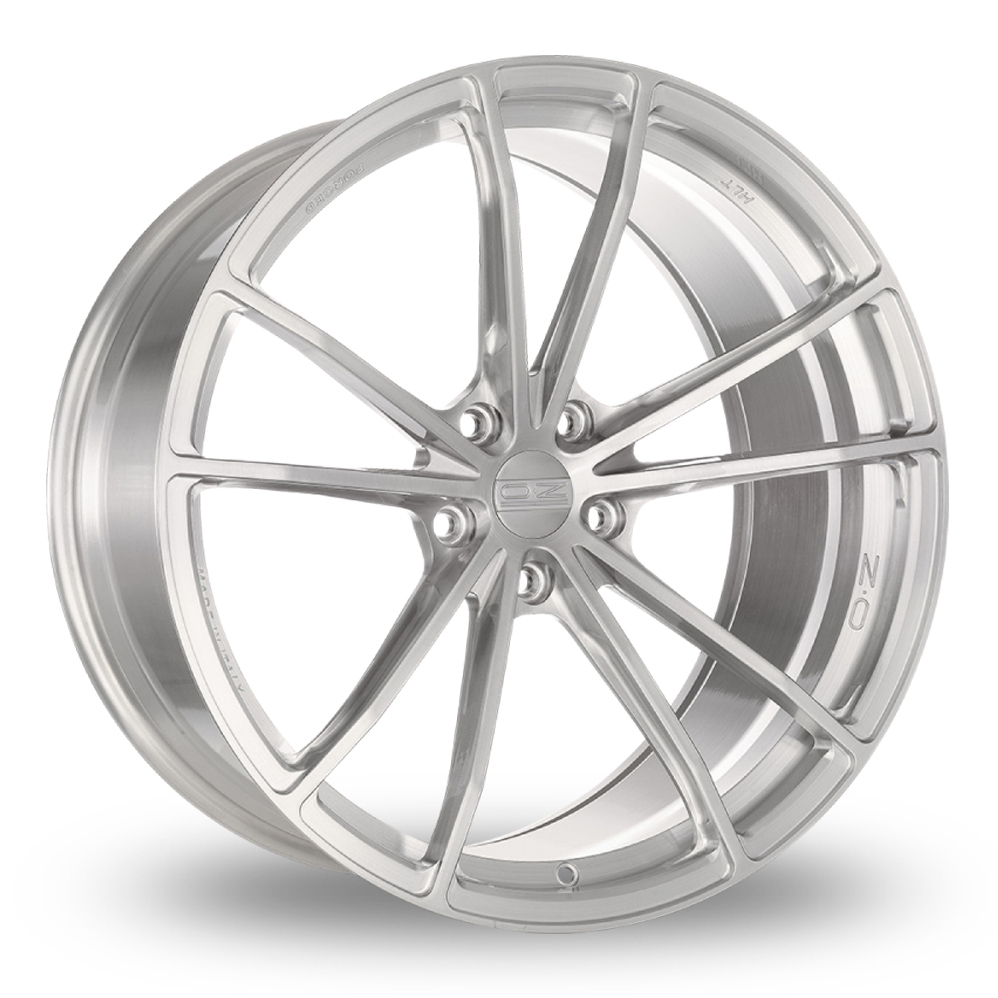 OZ Racing Forged Zeus Hand Brushed 20" Front + 21" Rear Alloy Wheels - Wheelbase