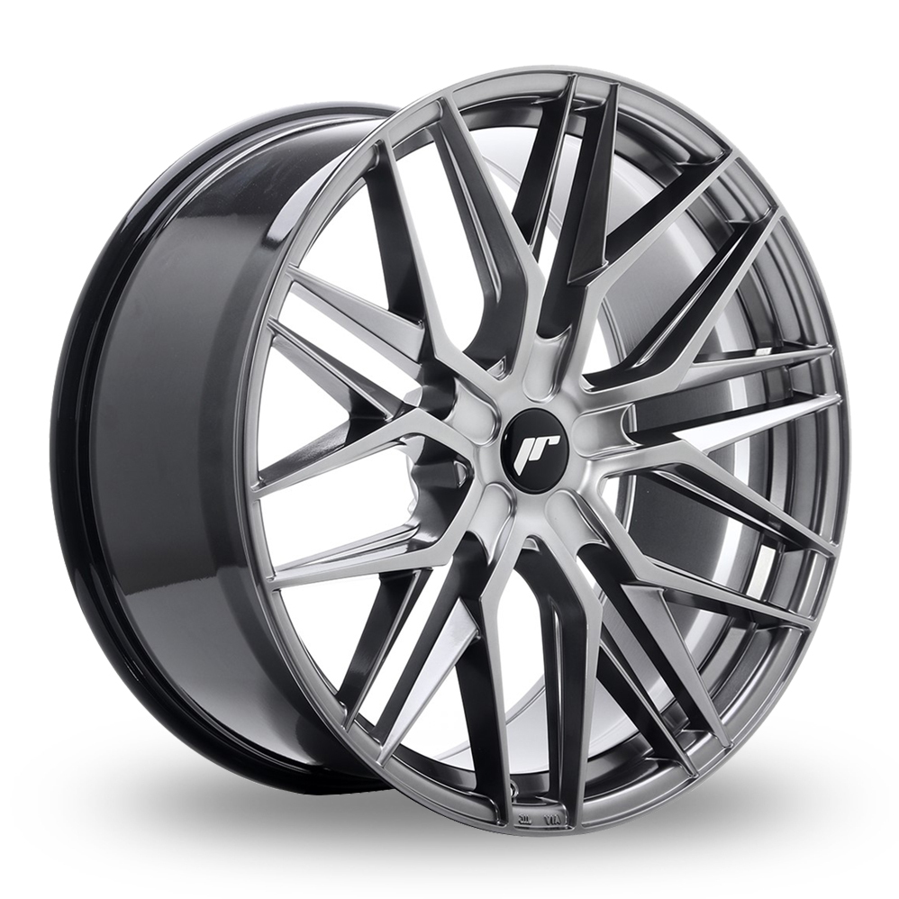 Japan Racing JR28 (Wider Rear) (Custom Fitment) Hyper Black 22" Wider ...