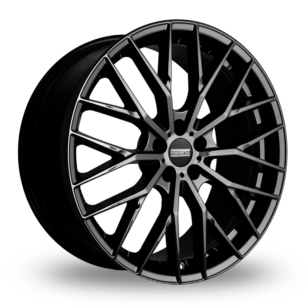 Fondmetal Makhai (Special Offer) Gloss Black 21" Wider Rear Alloy Wheels - Wheelbase