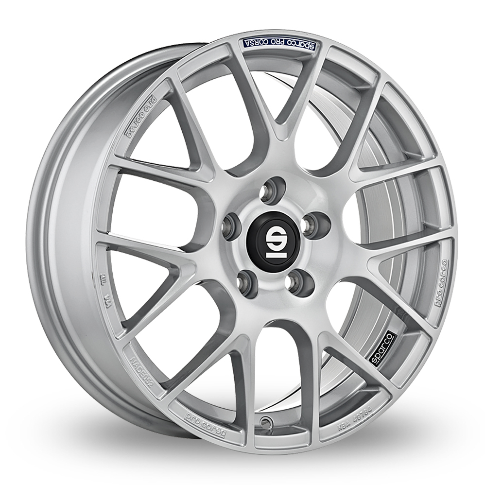 Sparco Pro Corsa Silver 18" Wider Rear Alloy Wheels - Wheelbase