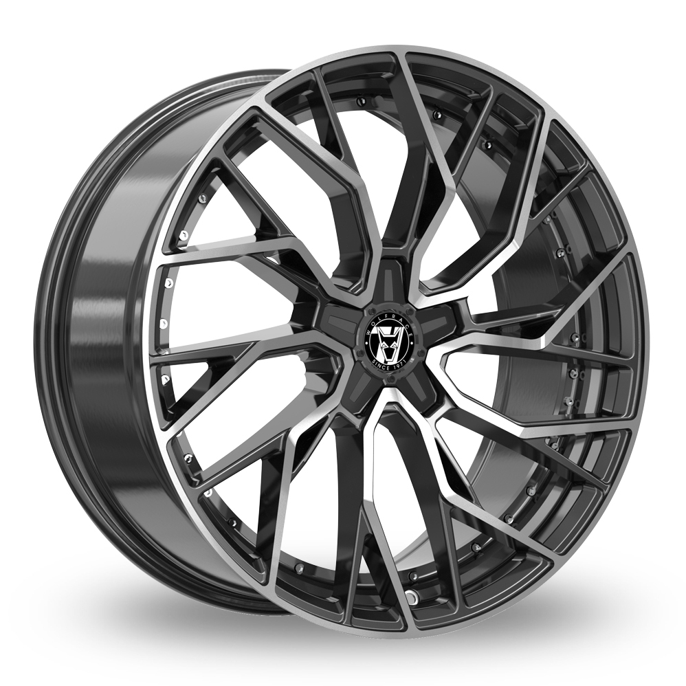 Wolfrace Voodoo Black Edition Gloss Black Polished 18" Alloy Wheels ...