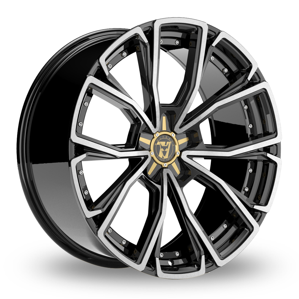 Wolfrace Matrix Black Polished 20" Alloy Wheels - Wheelbase