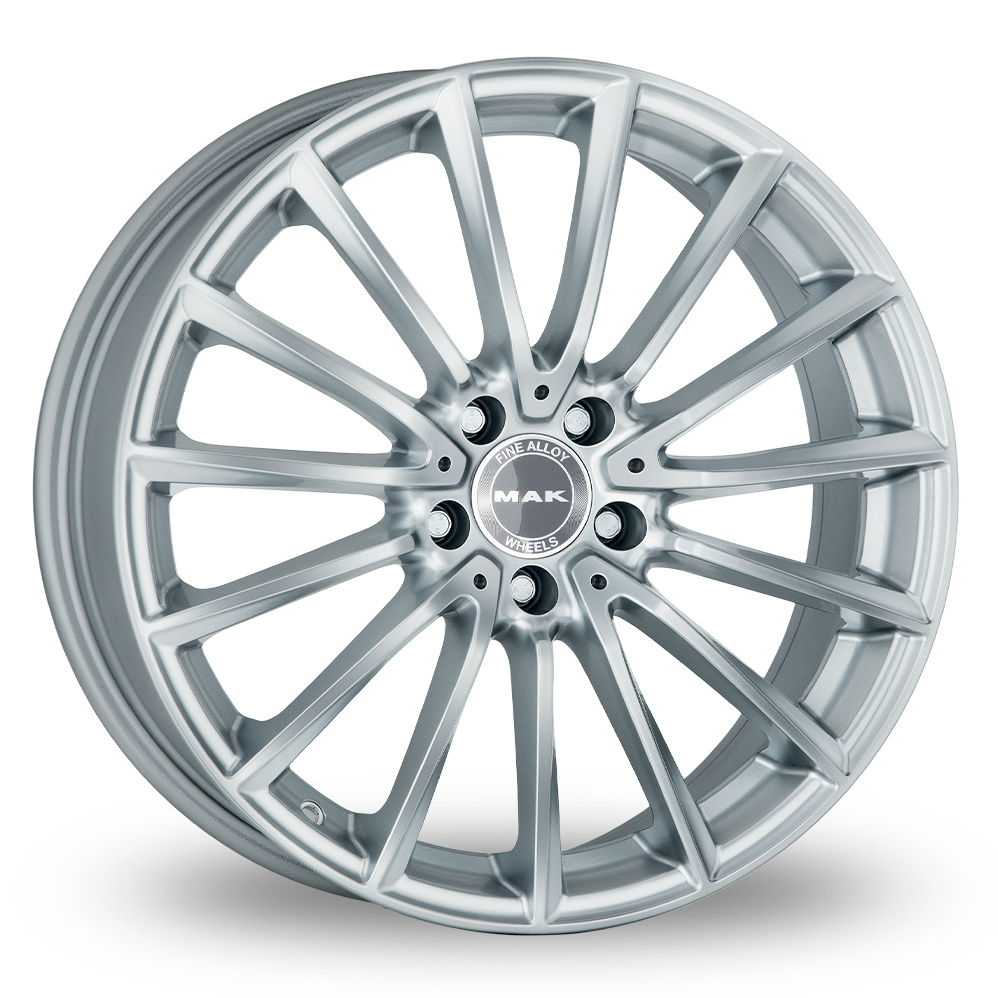 Buy 18" Wider Rear MAK Komet Silver Alloy Wheels - Wheelbase