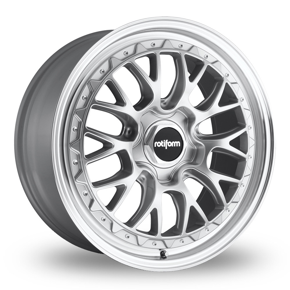 Rotiform LSR Silver Polished Lip 18" Wider Rear Alloy Wheels - Wheelbase