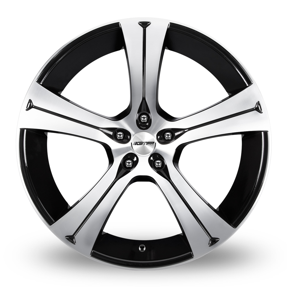 GMP Italia Buran Black Polished 22" Alloy Wheels - Wheelbase