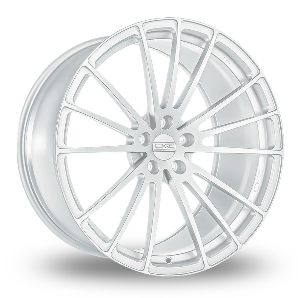 Buy 21" Wider Rear OZ Racing Forged Ares Race White Alloy Wheels - Wheelbase