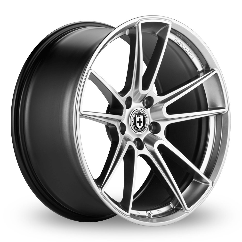 HRE FlowForm FF04 Silver 19" Wider Rear Alloy Wheels - Wheelbase