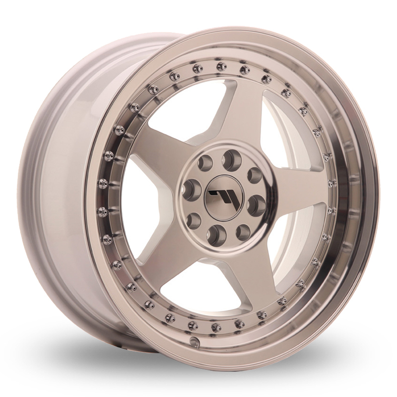 Japan Racing JR6 (9x16) Silver Machined Face 16" Alloy Wheels - Wheelbase