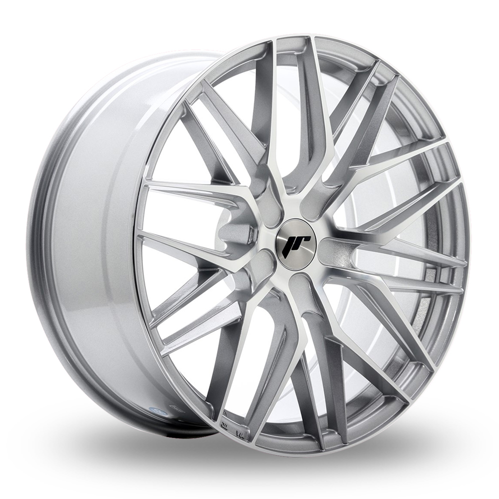 Japan Racing JR28 (8.5x20) (Custom Fitment) Silver Machined Face 20 ...
