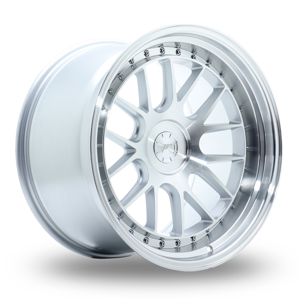 Japan Racing JR40 (Wider Rear) (Custom Fitment) Silver Machined Face 19 ...