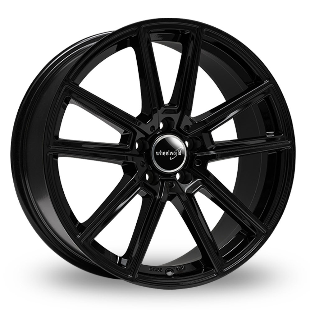 Wheelworld WH30 Gloss Black 19" Alloy Wheels - Wheelbase