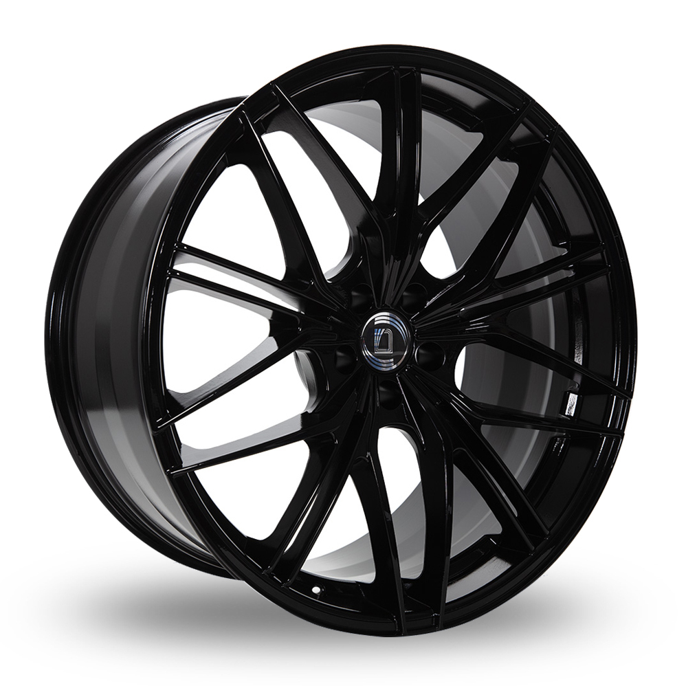 Diewe Brenta Gloss Black 21" Wider Rear Alloy Wheels - Wheelbase