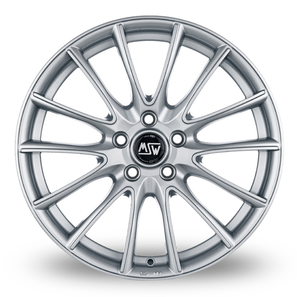 MSW (by OZ) 86 Silver 18" Alloy Wheels - Wheelbase