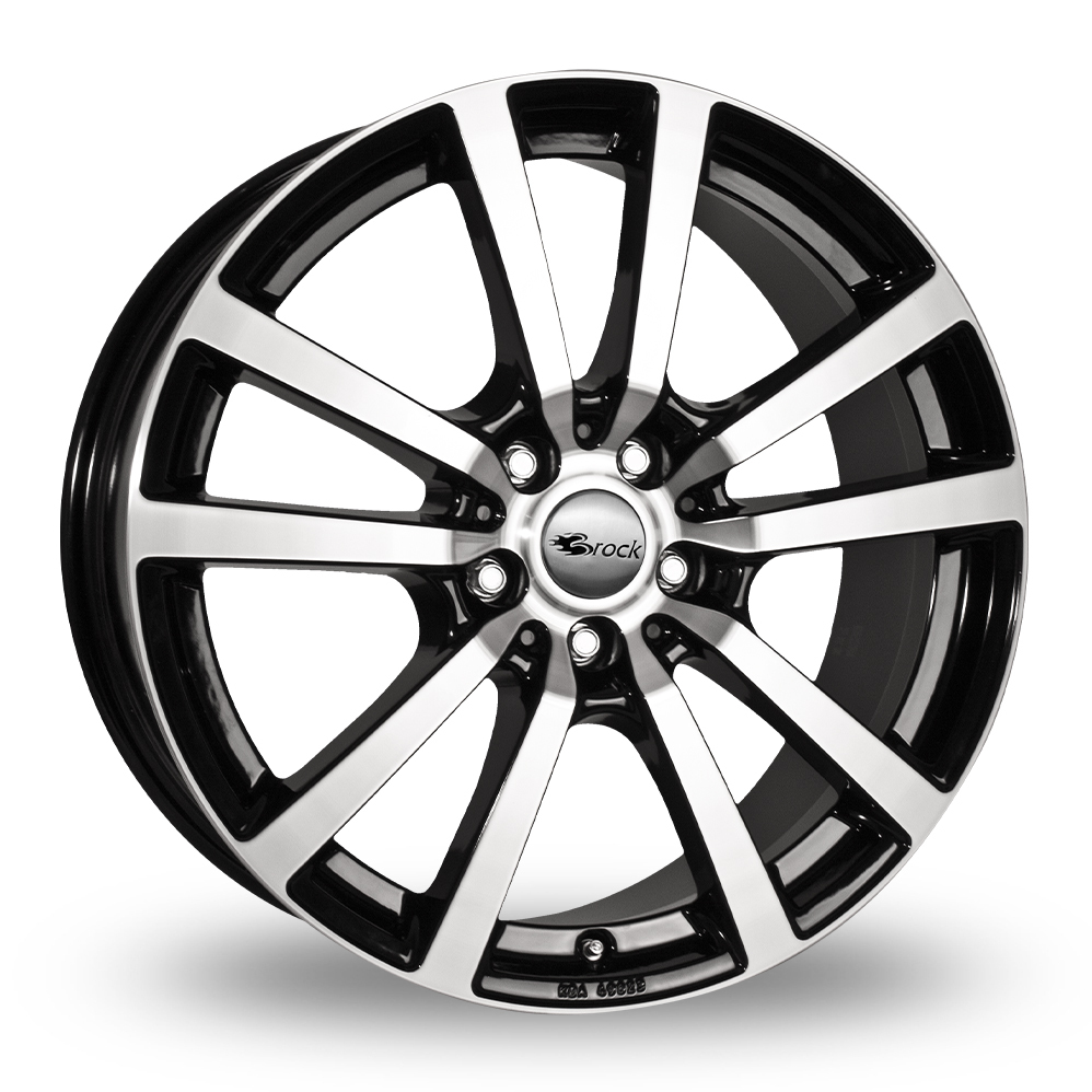 RC Design RC25T Gloss Black Polished 16" Alloy Wheels - Wheelbase