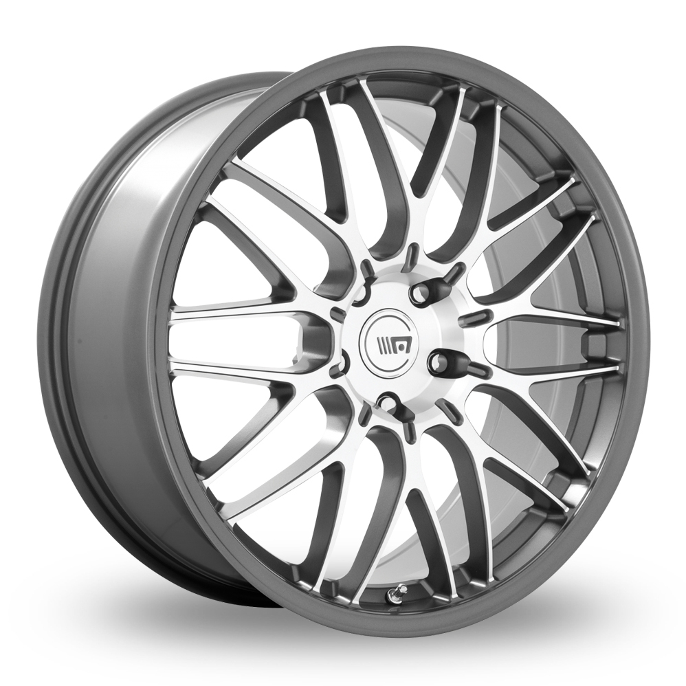 Motegi Racing MR153 Gun Metal Polished 19" Wider Rear Alloy Wheels - Wheelbase