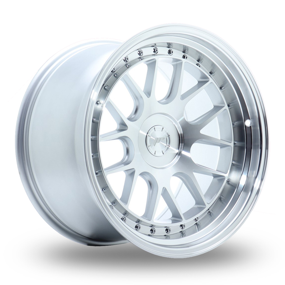 Japan Racing JR40 (Wider Rear) (Custom Fitment) Silver Machined Face 18 ...