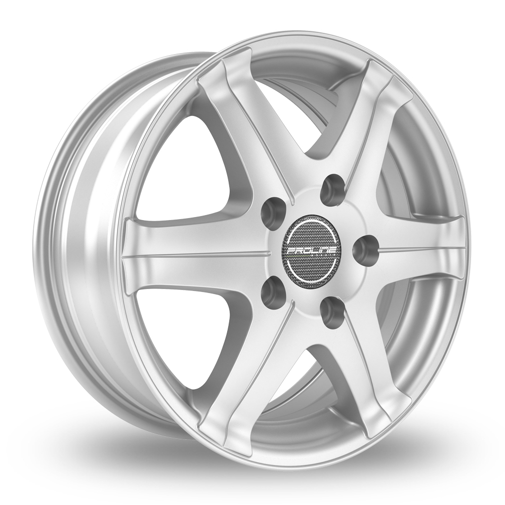 Proline PV/T Arctic Silver 16" Alloy Wheels - Wheelbase