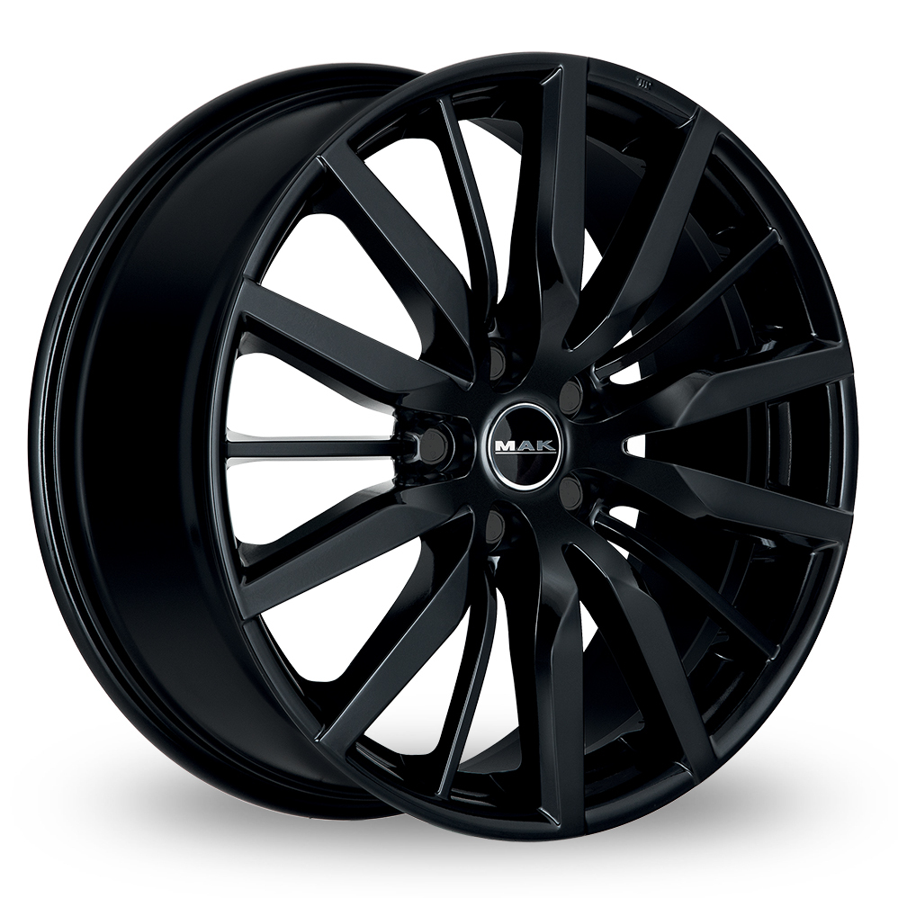 MAK Barbury Gloss Black 20" Alloy Wheels - Wheelbase