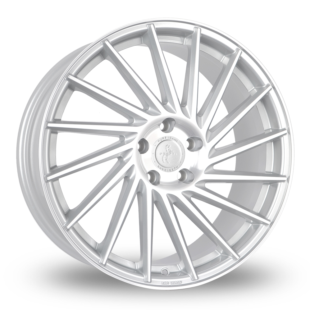 Keskin Tuning KT17 Silver Front Polished 21" Wider Rear Alloy Wheels ...