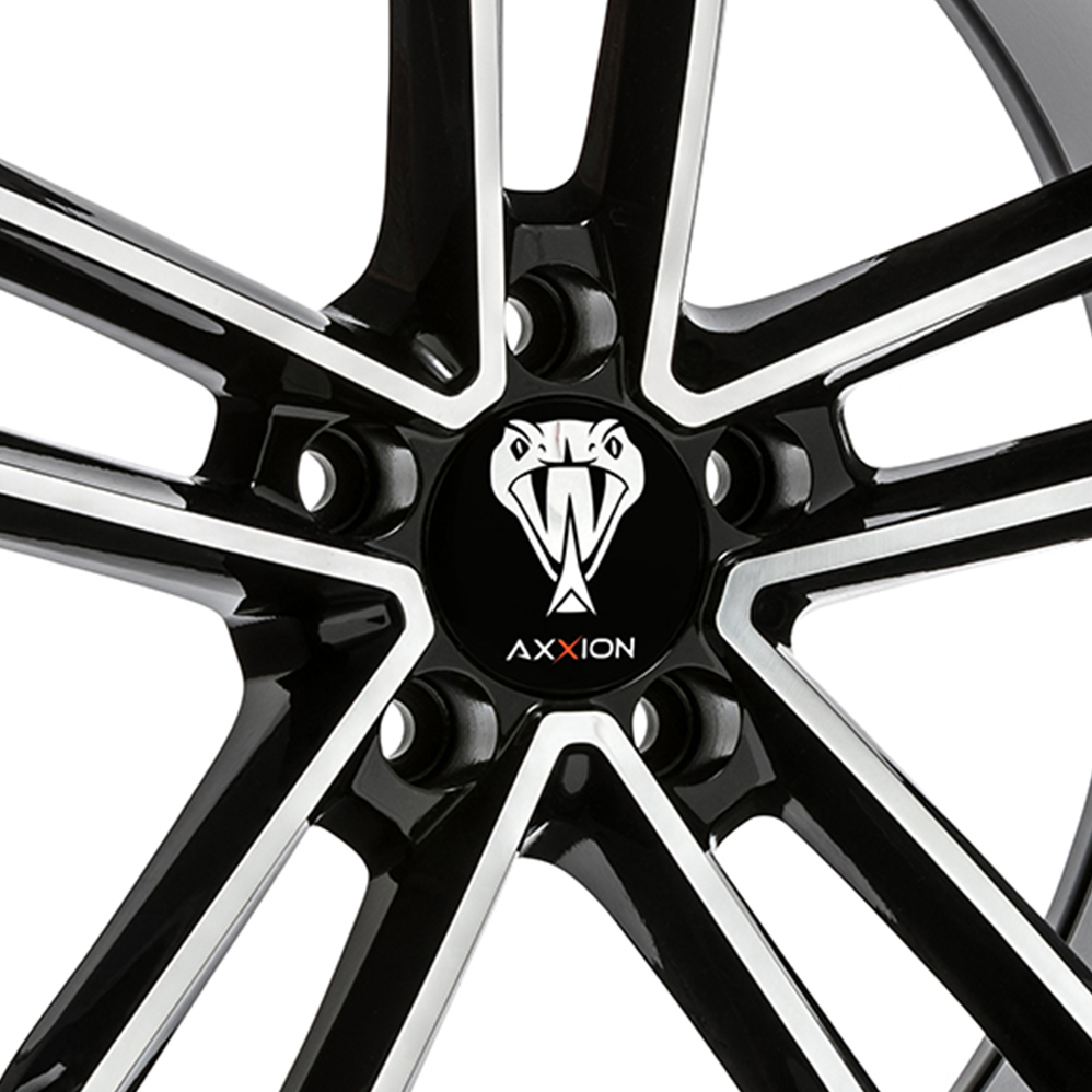 Axxion AX8 Black Polished 18" Alloy Wheels - Wheelbase
