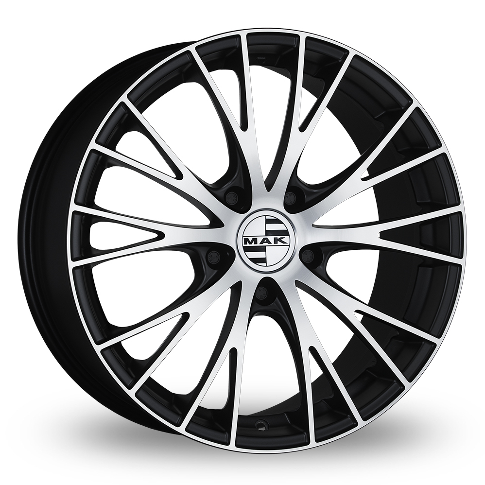 Buy 21" Wider Rear MAK Rennen Ice Black Alloy Wheels - Wheelbase