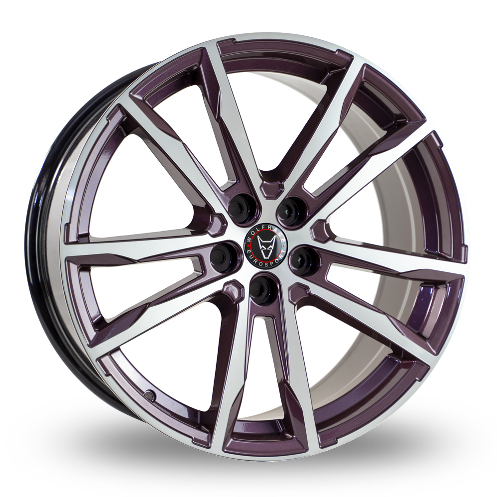 Wolfrace Dortmund Purple 20" Alloy Wheels - Wheelbase