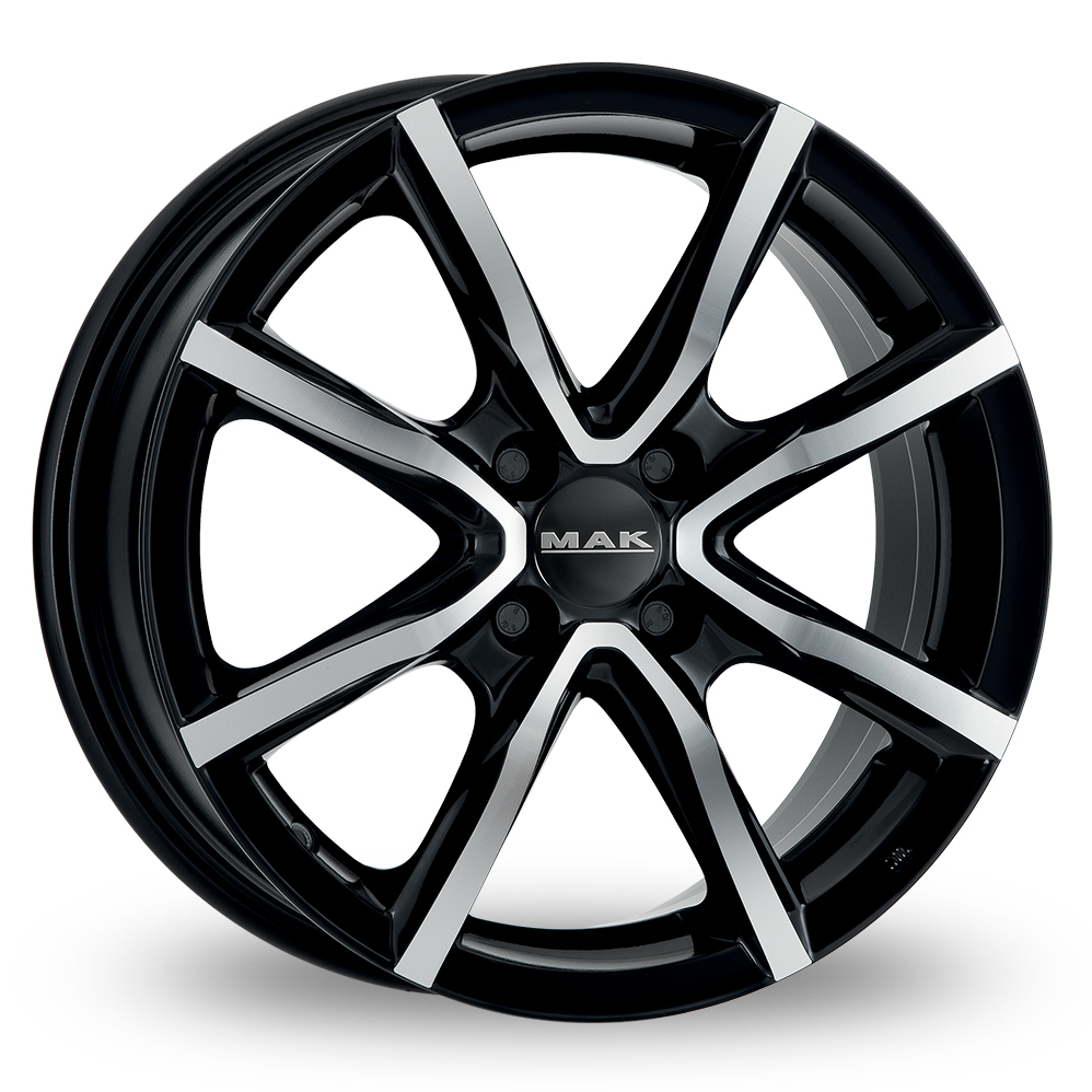 MAK MIlano 4 Black Mirror 17" Alloy Wheels - Wheelbase