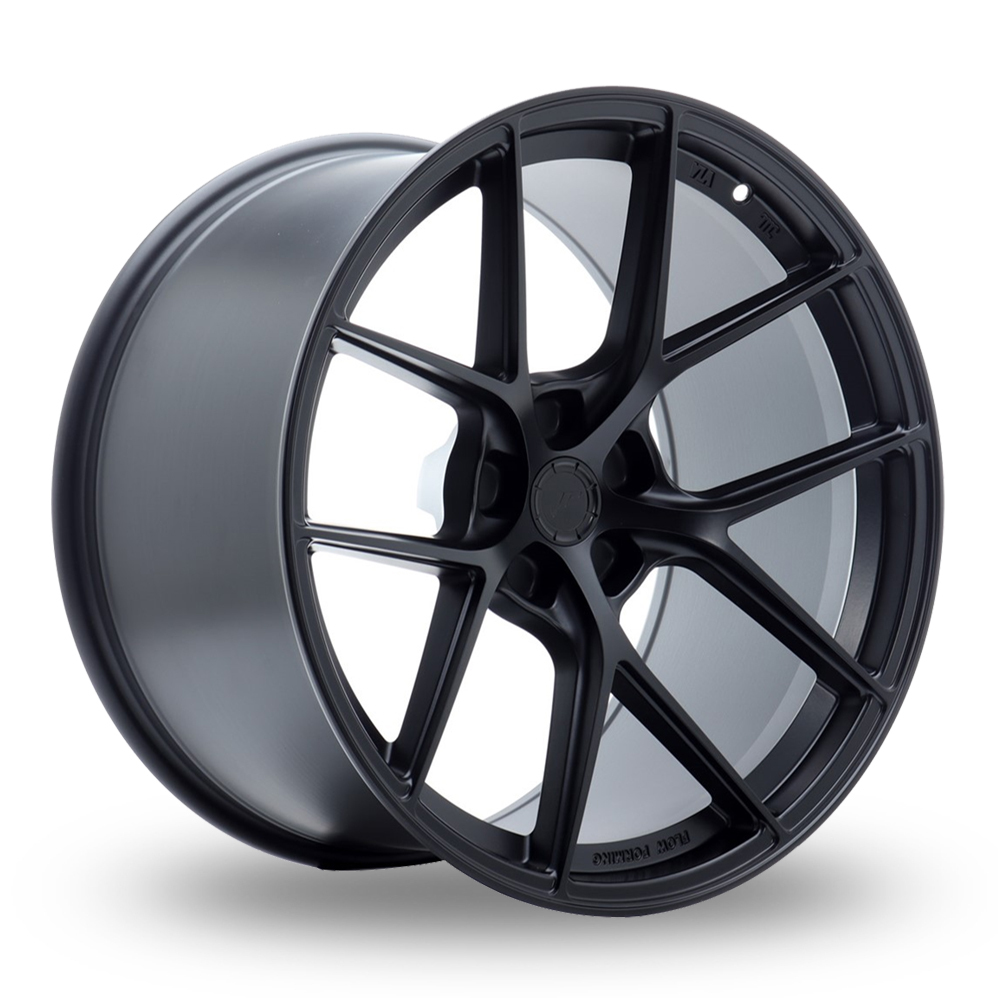 Japan Racing SL01 (Wider Rear) (Custom Fitment) Matt Black 20" Wider ...