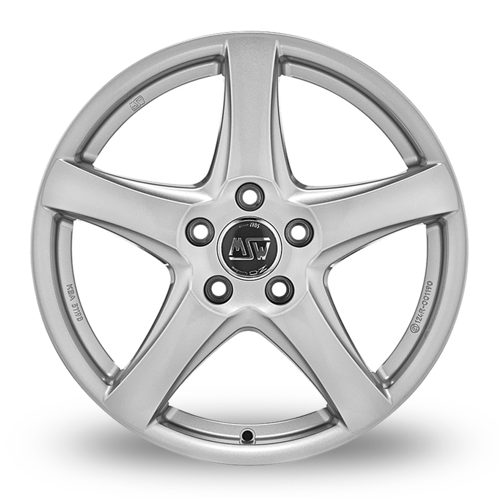 MSW (by OZ) 78 Silver 17" Alloy Wheels - Wheelbase