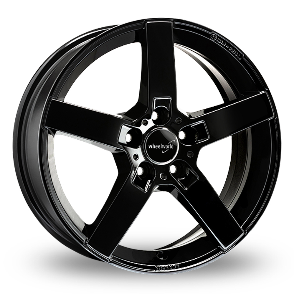 Wheelworld WH31 Gloss Black 18" Alloy Wheels - Wheelbase
