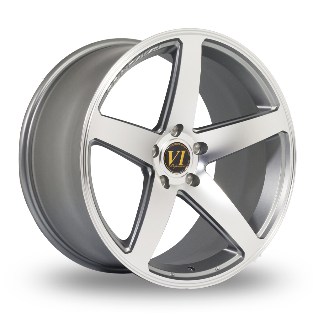 6Performance CVO Gun Metal Polished 20" Wider Rear Alloy Wheels - Wheelbase