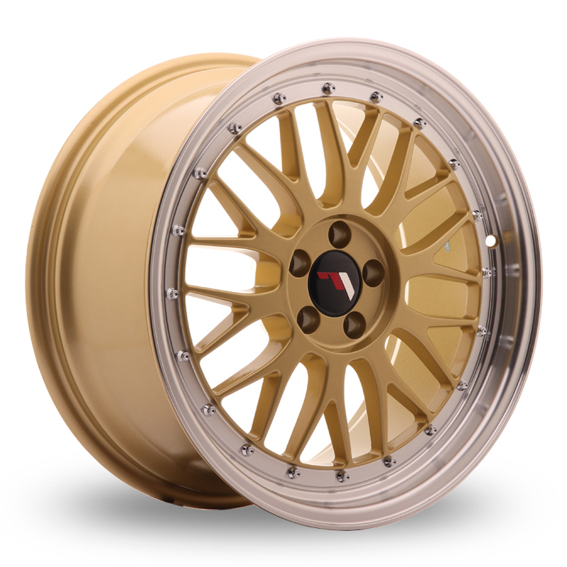 Japan Racing JR23 (8.5x18) (Special Offer) Gold Machined Lip 18" Alloy ...
