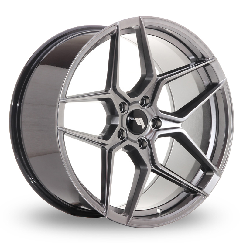 Japan Racing JR34 (Wider Rear) Hyper Black 20" Wider Rear Alloy Wheels ...