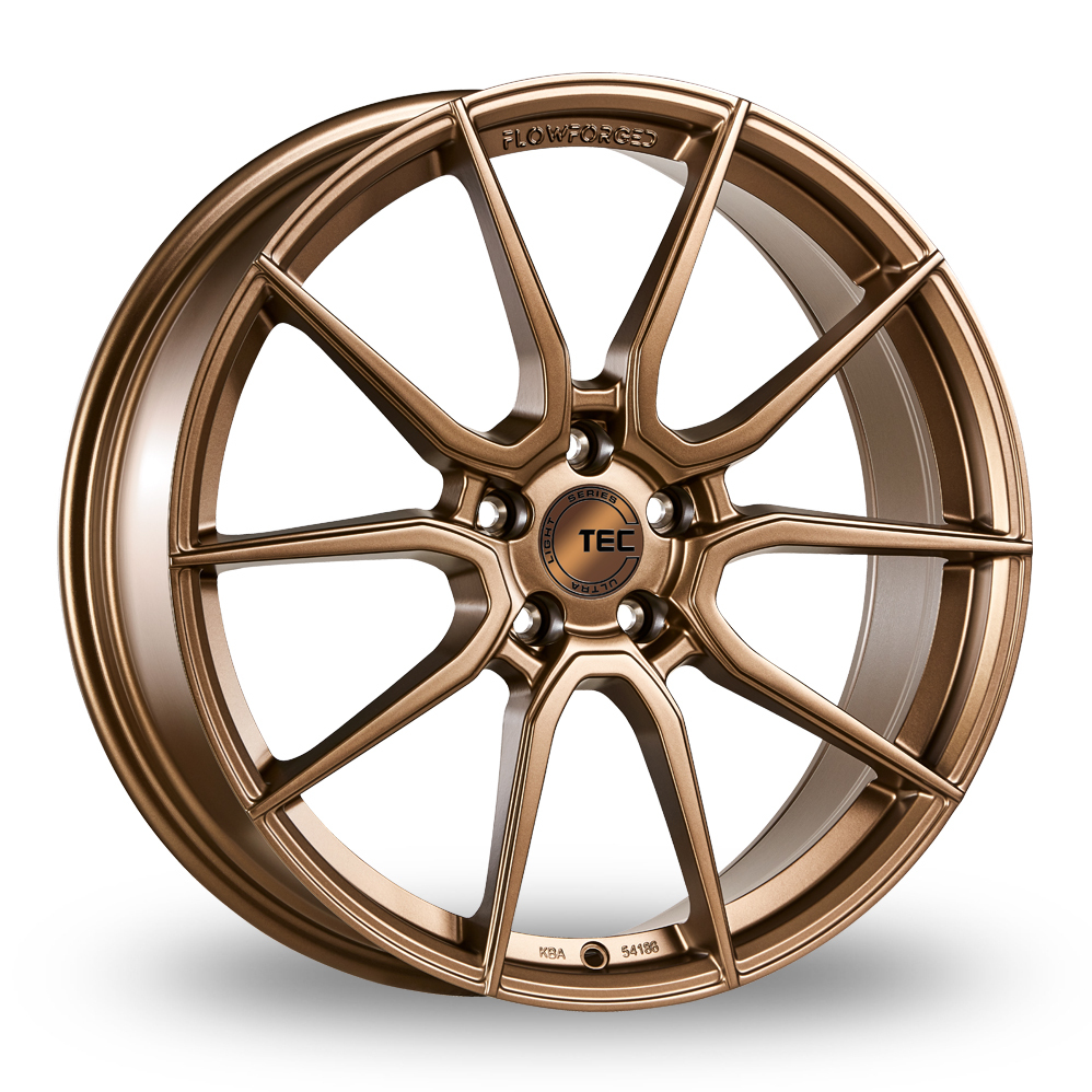 TEC Speedwheels GT-Race-I (Wider Rear) Matt Bronze 21" Wider Rear Alloy ...