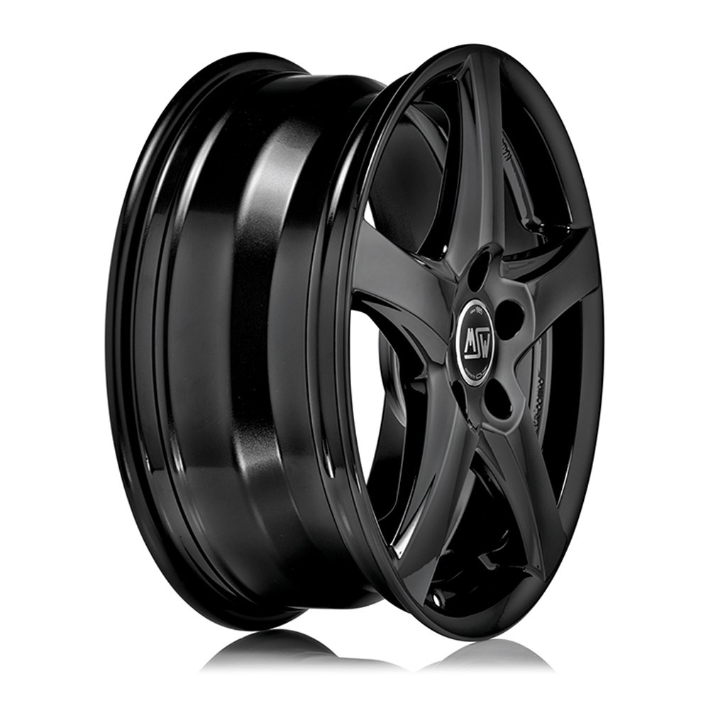 MSW (by OZ) 78 Gloss Black 17" Alloy Wheels - Wheelbase