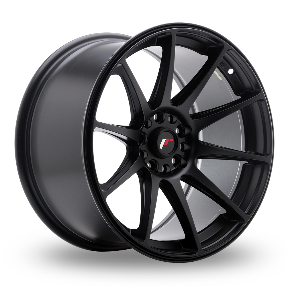Japan Racing JR11 (Wider Rear) Flat Black 18" Alloy Wheels - Wheelbase