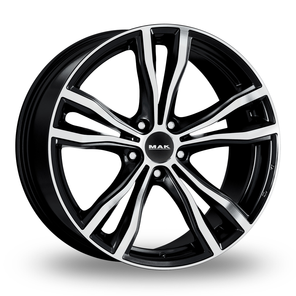 Buy 20" Wider Rear MAK X-Mode (Special Offer) Black Mirror Alloy Wheels ...