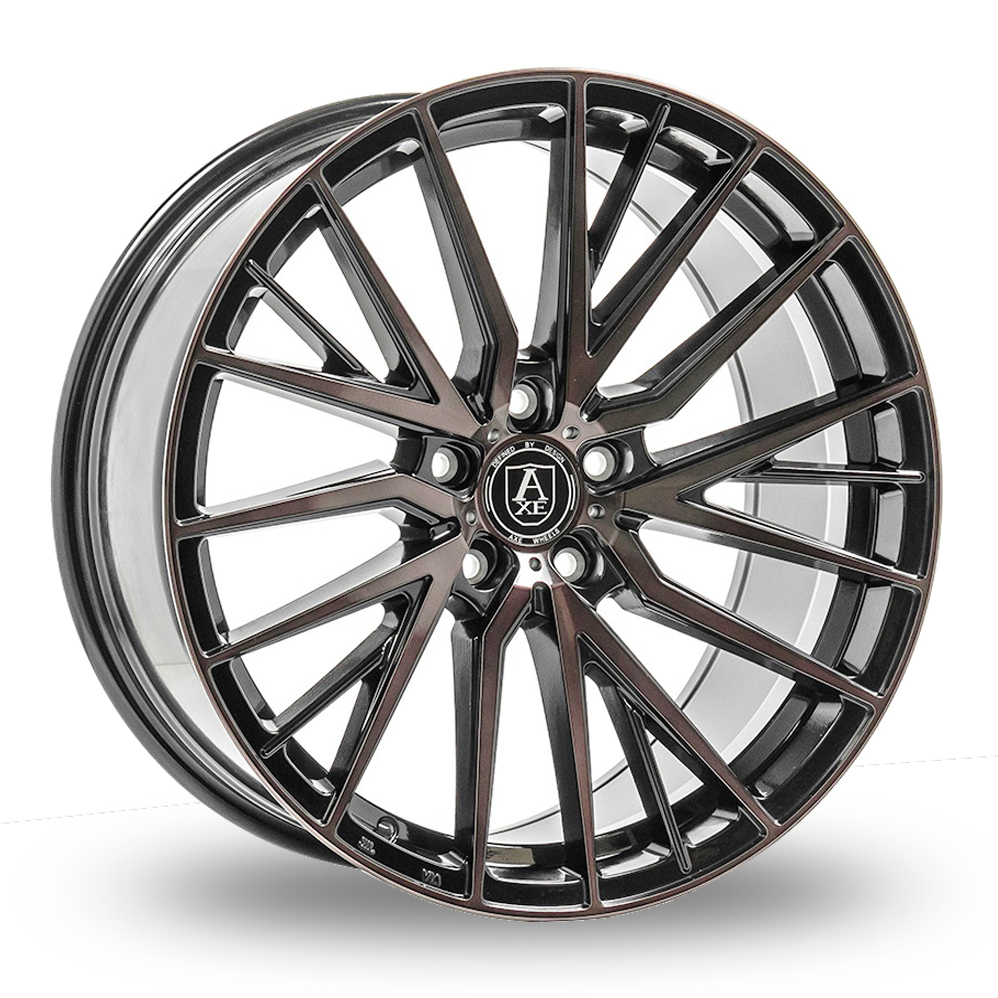 Axe EX40 Black Polished Tinted 20" Alloy Wheels - Wheelbase