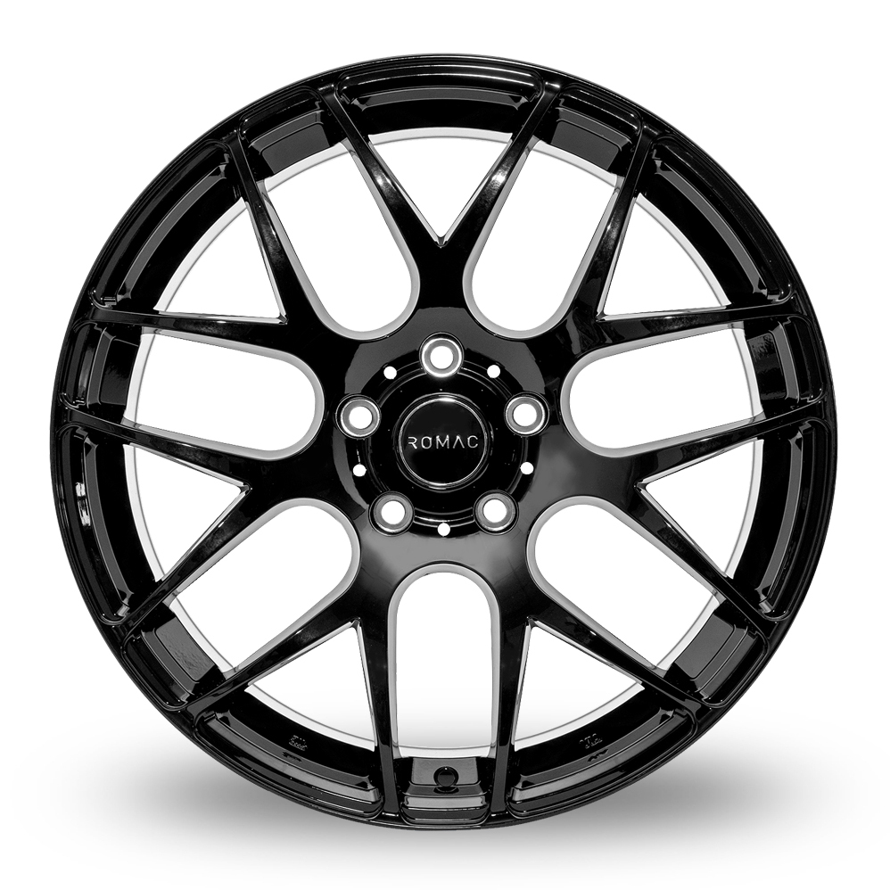 Romac Radium Gloss Black 18" Alloy Wheels - Wheelbase