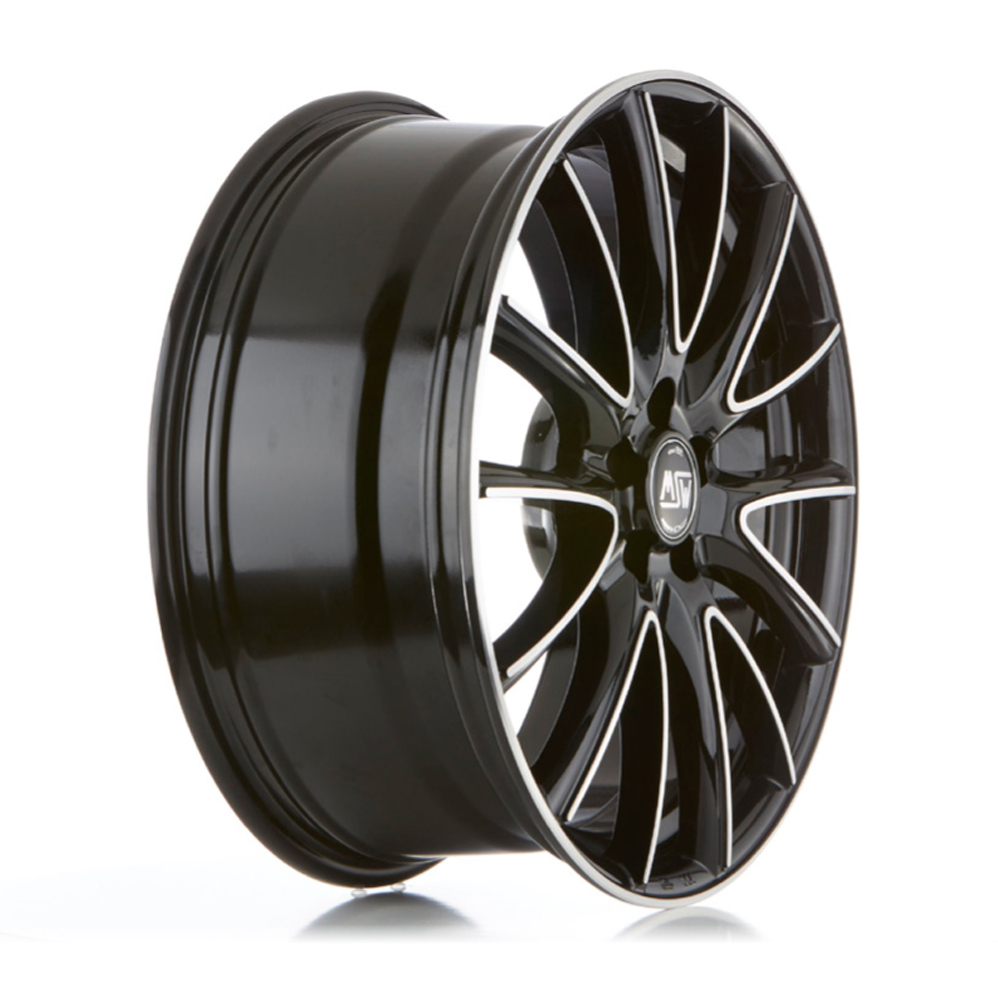 MSW (by OZ) 86 Black Polished 18" Alloy Wheels - Wheelbase