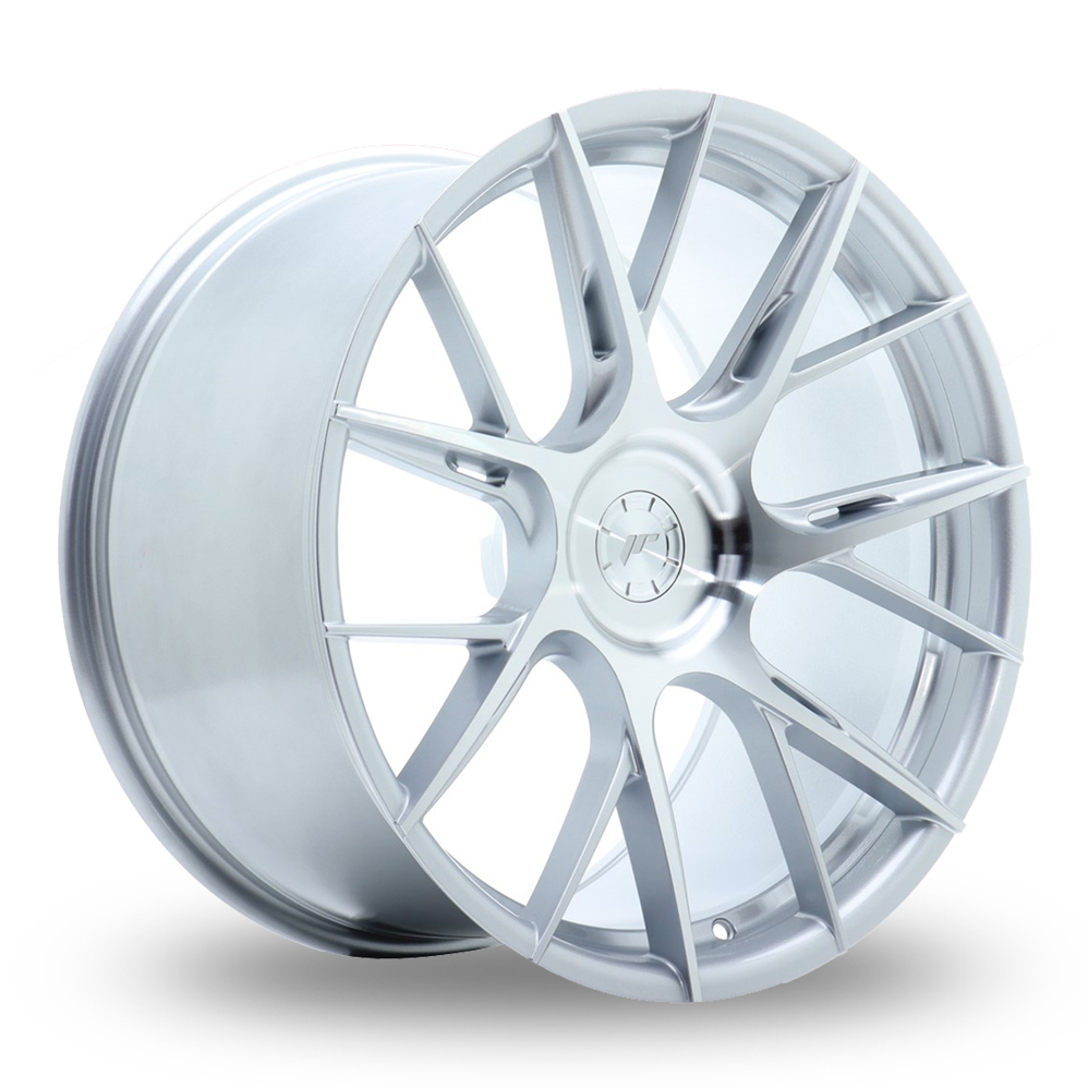 Japan Racing JR42 (Wider Rear) (Custom Fitment) Silver Machined Face 20 ...