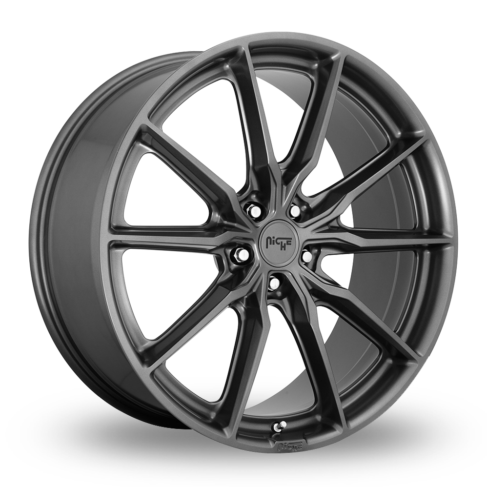 Niche Rainier Matt Anthracite 19" Wider Rear Alloy Wheels - Wheelbase